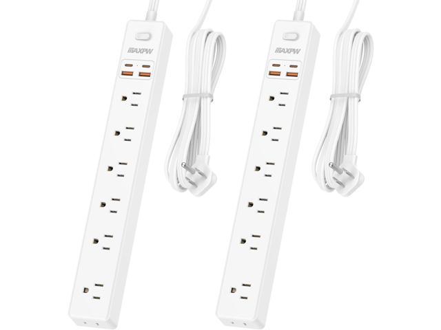 Click here for 2 Pack Power Strip Surge Protector - 7 Outlets 4 U... prices