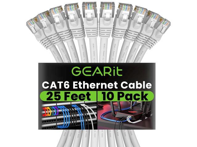 Click here for GEARit Cat 6 Ethernet Cable (10-Pack 25 Feet) Cat6... prices