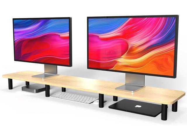 Click here for Large Extra Long Monitor Stand Riser 43.7in Dual M... prices