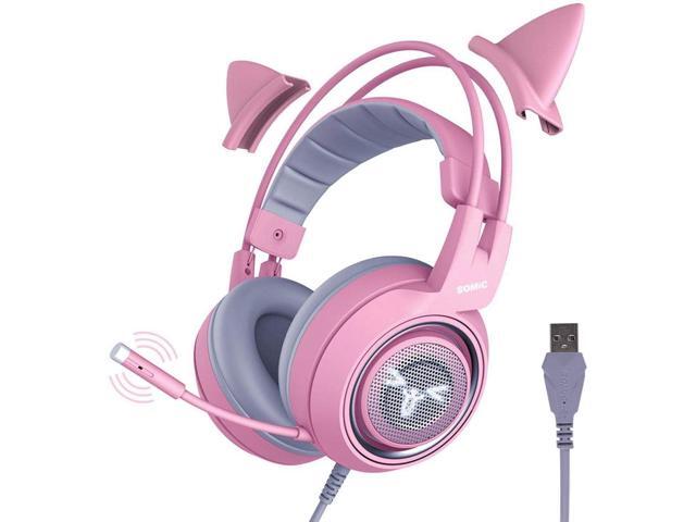 Click here for SOMIC G951pink Gaming Headset for PC  PS4  PS5  La... prices