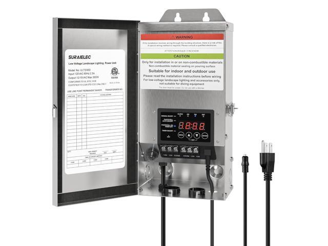 Click here for SURAIELEC 300W Landscape Transformer (12V/15V AC)... prices