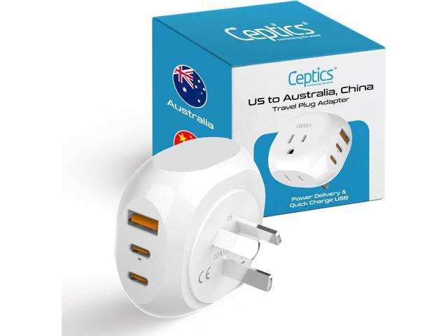 Click here for Ceptics Australia  China Travel Adapter - 5 Input... prices