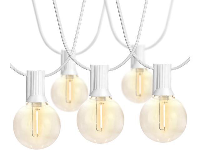 Click here for SUNTHIN White Outdoor String Lights  48FT White Pa... prices