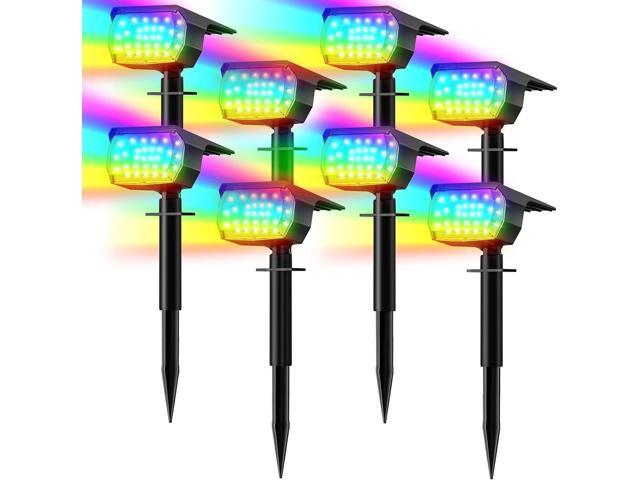Click here for LANSOW Solar Spot Lights Outdoor Color Changing  [... prices
