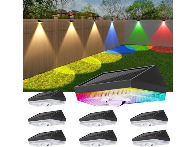 Click here for Ellasay Solar Fence Lights Outdoor: 10 Lighting Mo... prices