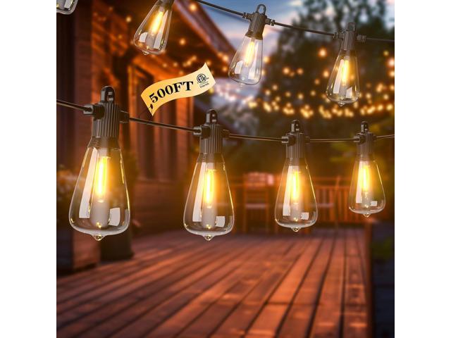 Click here for FOOMAN LED Outdoor String Lights  500FT Outside Wa... prices