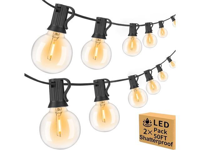 Click here for 100ft Outdoor String Lights Waterproof/Connectable... prices