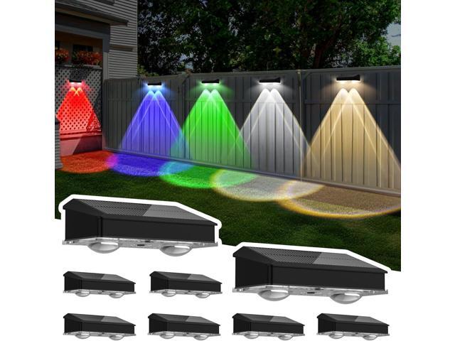 Click here for Solar Fence Lights Outdoor 8 Pack  Warm White & Co... prices