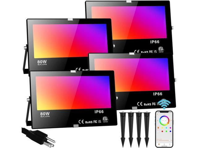 Click here for LED Flood Light Outdoor 800W Equivalent Bluetooth... prices