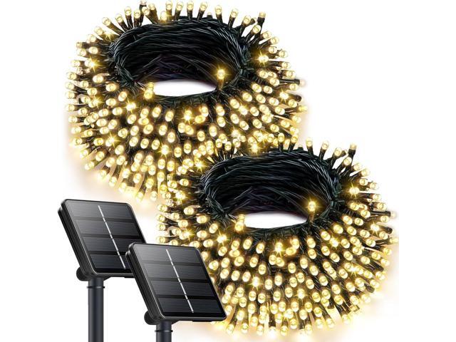 Click here for OZS 2PK 240LED 95FT Solar String Lights Outdoor Wa... prices