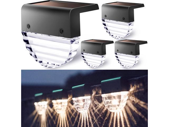 Click here for TIJNN Solar Deck Lights Outdoor  Fence Lights Wate... prices