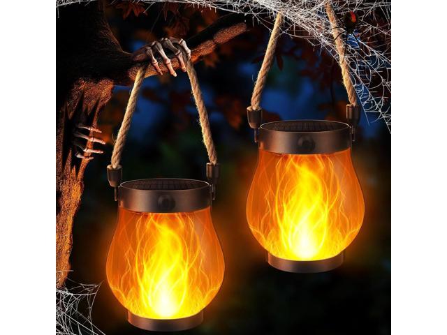 Click here for iBaycon 2 Pack Solar Lanterns Lights  Halloween Fl... prices