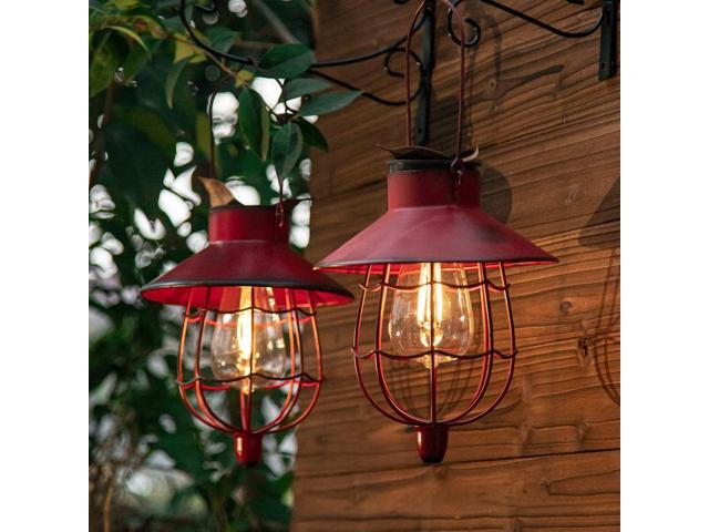 Click here for YAKii 2 Pack Solar Lantern Hanging Waterproof Outd... prices