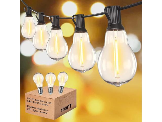 Click here for Outdoor String Lights 100FT Waterproof LED Outdoor... prices