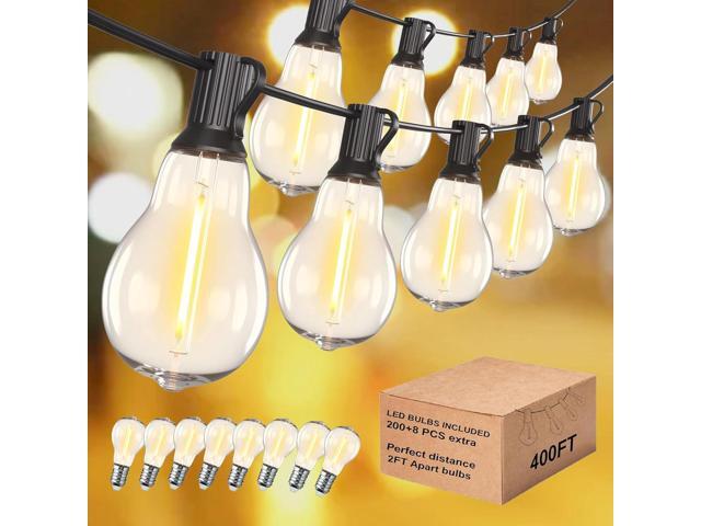 Click here for Outdoor String Lights 400FT(4x100) Patio Lights wi... prices
