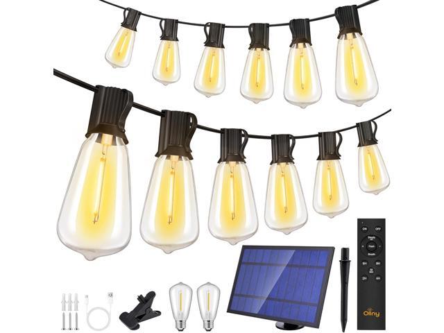 Click here for Ollny 50+2 LEDs ST38 Solar String Lights  100 FT U... prices