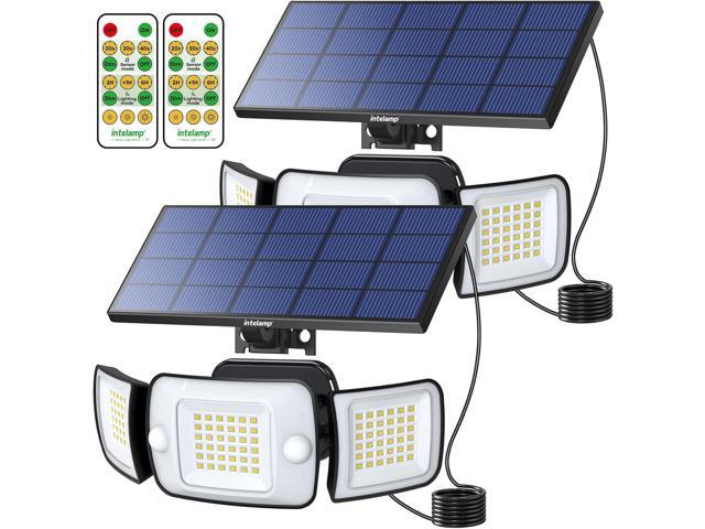 Click here for intelamp Solar Lights Outdoor  3 Head Solar Motion... prices