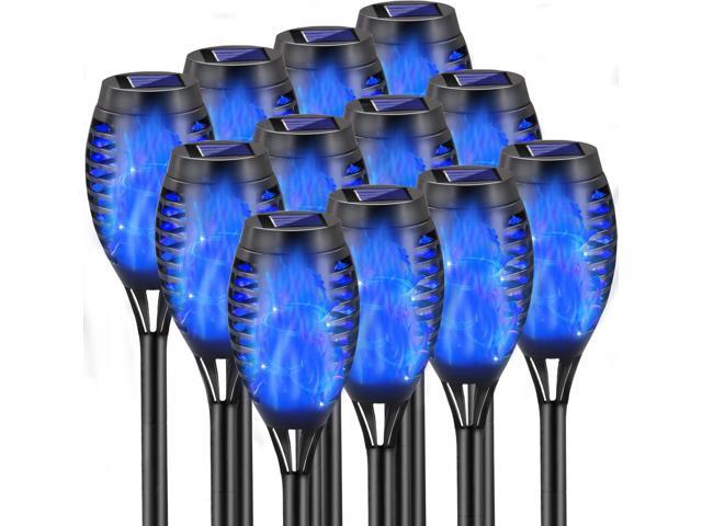 Click here for Outdoor Solar Lights Blue  12 Pack Solar Torch Lig... prices