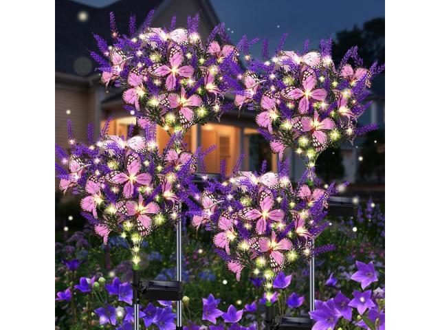 Click here for Kohlrabi Solar Garden Lights Outdoor  4 Pack Purpl... prices