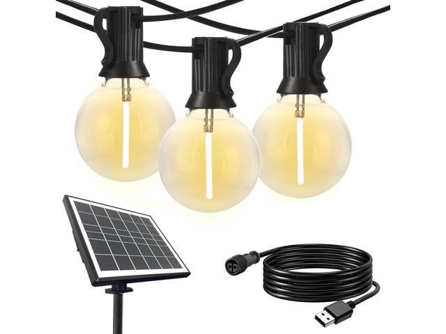 Click here for SUNTHIN 100ft Solar String Lights  USB Rechargeabl... prices