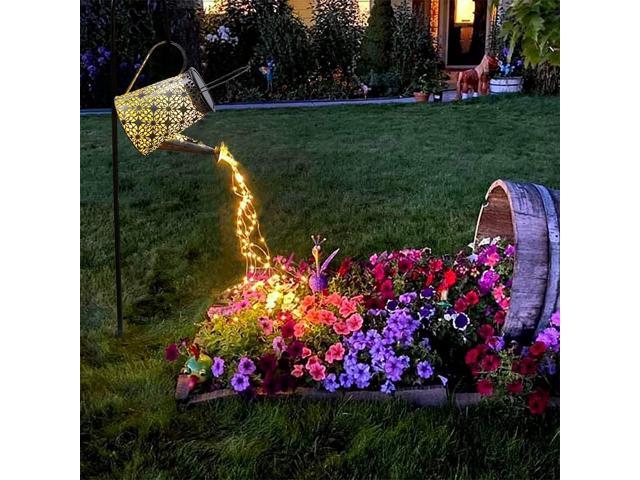 Click here for VOOKRY Solar Watering Can Lights  Large Retro Meta... prices
