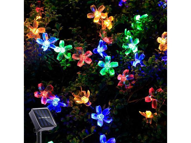 Click here for Solar String Flower Lights Outdoor 100 LED 40Ft Mu... prices