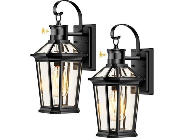 Click here for VIANIS Motion Sensor Outdoor Wall Lantern  Black W... prices