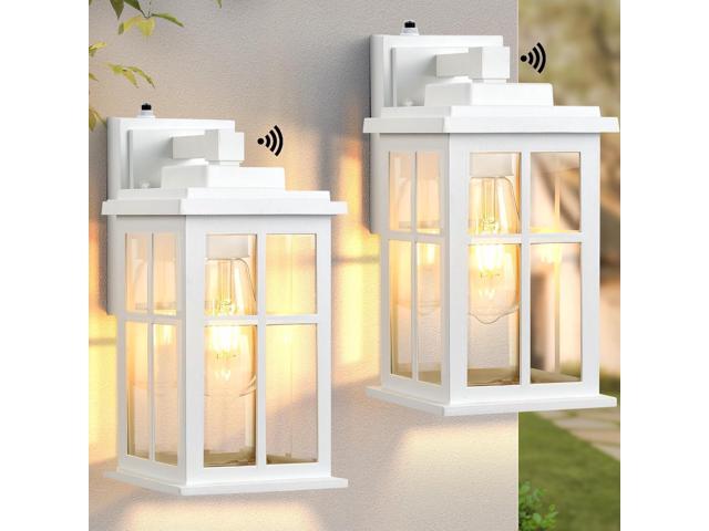 Click here for White Outdoor Light Fixture  2 Pack Dusk to Dawn E... prices