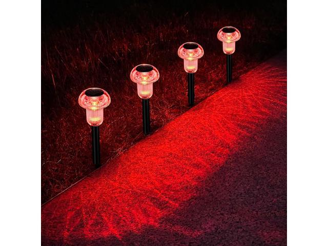 Click here for Halloween Solar Pathway Lights Outdoor 4 Pack  Red... prices