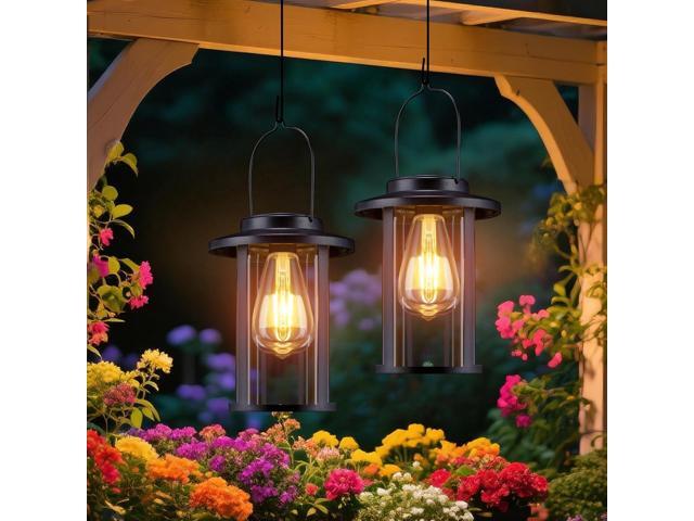 Click here for Solar Lantern Outdoor Hanging Solar Lights Waterpr... prices