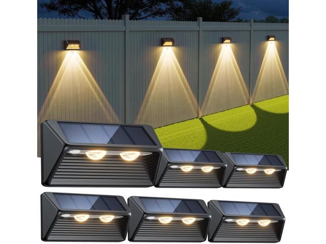 Click here for WdtPro Solar Fence Lights Outdoor - 3500K/6000K 2... prices