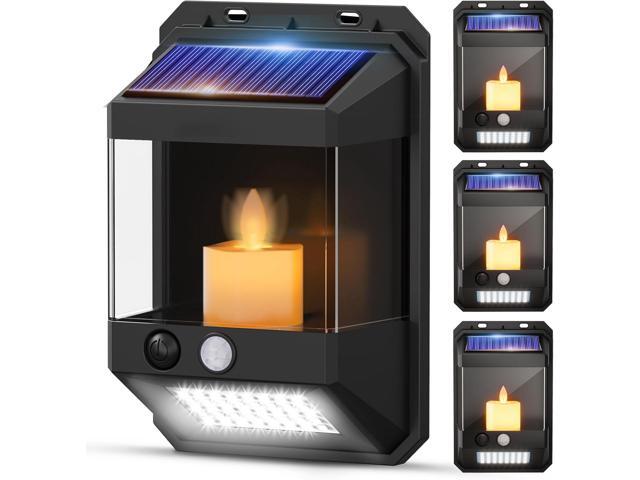 Click here for Candlelight Flickering Solar Wall Lights Outdoor M... prices
