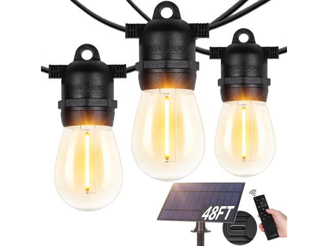 Click here for BesLowe 48FT S14 Solar String Lights Outdoor with... prices