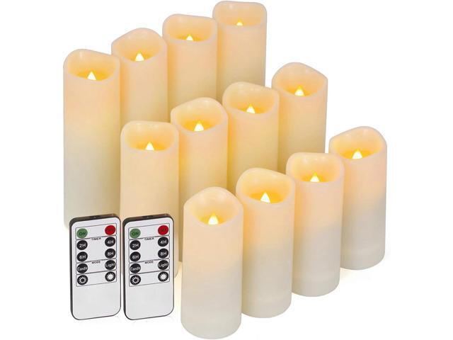 Click here for Enido 12 Pc Flameless LED Candles with Remote & Ti... prices