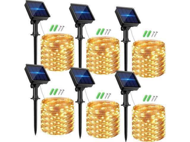 Click here for kolpop 6 Pack Solar Fairy Lights Outdoor  32FT 80L... prices