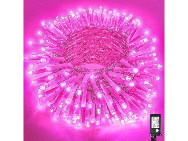 Click here for 200 LED Pink String Lights  66ft Pink Christmas Li... prices
