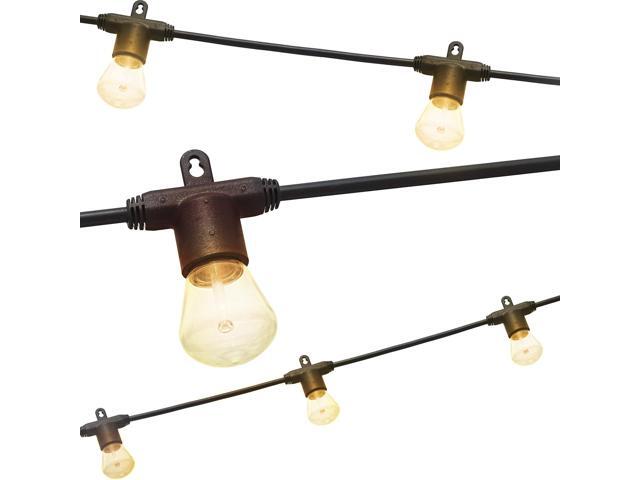 Click here for Enbrighten LED Bistro Outdoor String Lights  48ft... prices