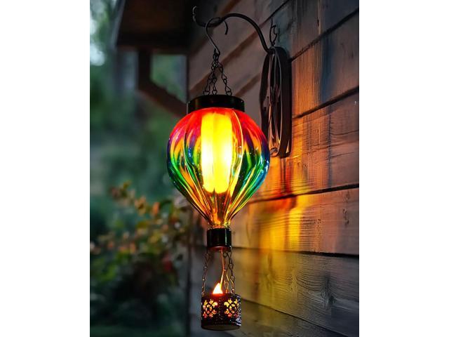 Click here for Hot Air Balloon Hanging Solar Lantern Outdoor Wate... prices