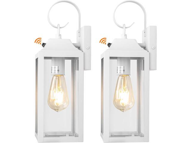 Click here for Dusk to Dawn Wall Lights 2 Pack  White Outdoor Lig... prices