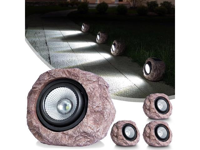 Click here for Outdoor Solar Rock Light - 4 Pack  Fake Rock IP65... prices