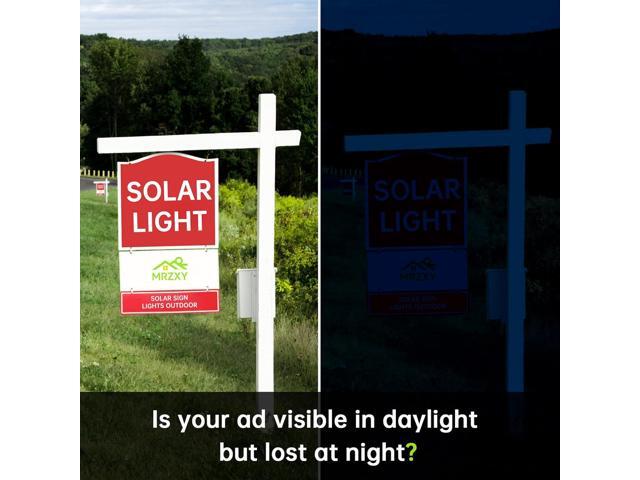 Click here for Solar Sign Light Outdoor Bright LED 6000K White Du... prices