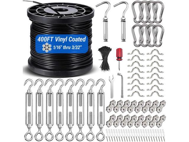 Click here for String Light Hanging Kit with 400FT Vinyl Coated 3... prices