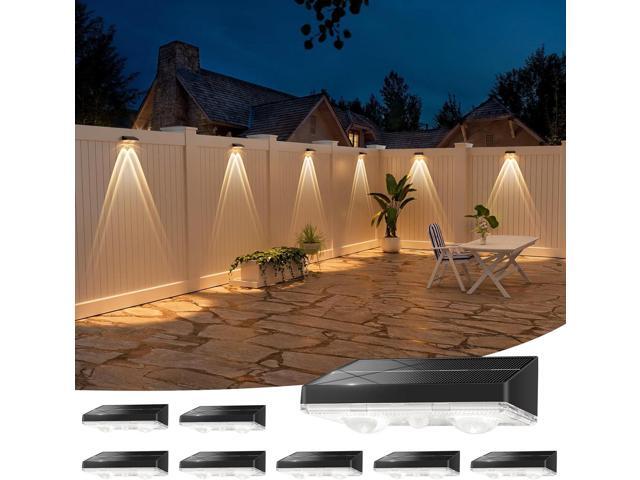 Click here for NIORSUN Solar Fence Lights 8 Pack Solars Deck Ligh... prices