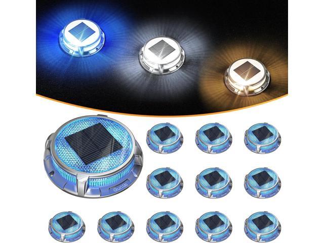 Click here for Quntis Solar Deck Lights Outdoor 12 Pack  3 Color... prices