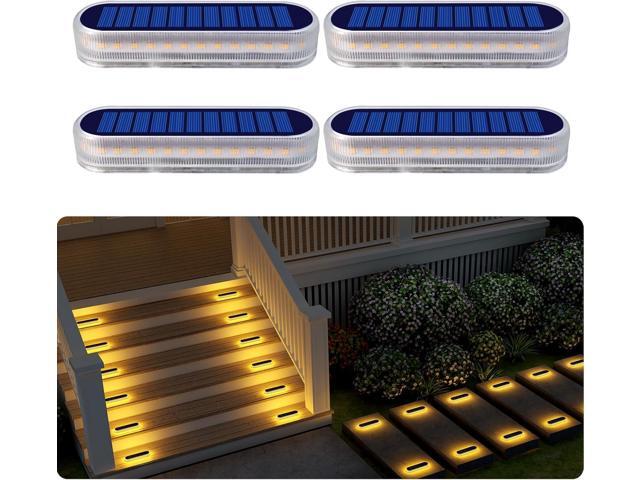 Click here for Solar Step Lights Outdoor Waterproof LED Deck  Fen... prices