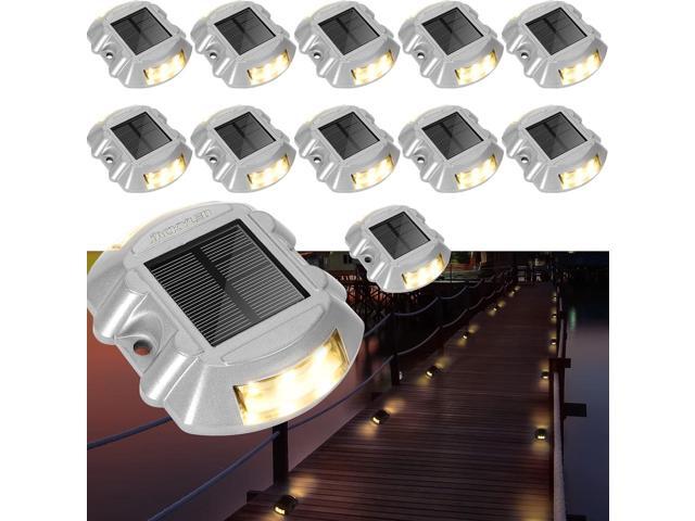 Click here for JACKYLED Solar Dock Lights 12 Pack Outdoor Solar L... prices