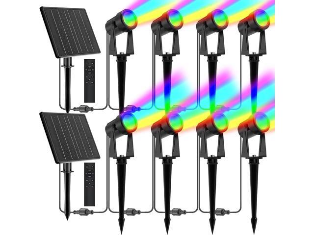 Click here for ZYAN Solar Powered Landscape Spotlights Outdoor Wa... prices