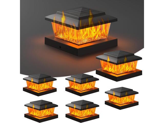 Click here for VOLISUN Solar Fence Post Cap Lights 6pack  Black S... prices