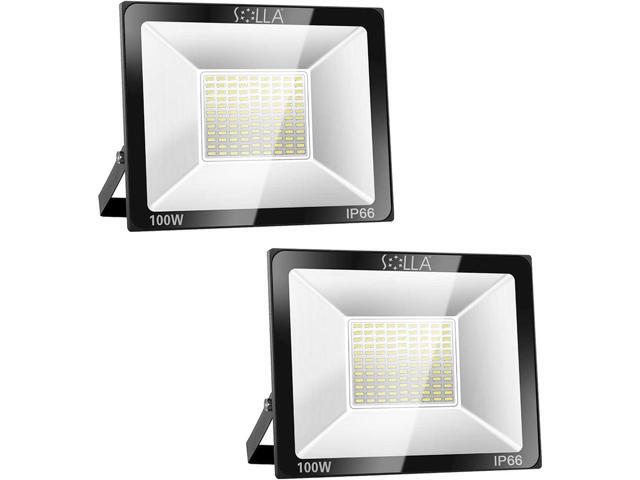 Click here for SOLLA 2 Pack 100W LED Flood Light Outdoor  8000LM... prices