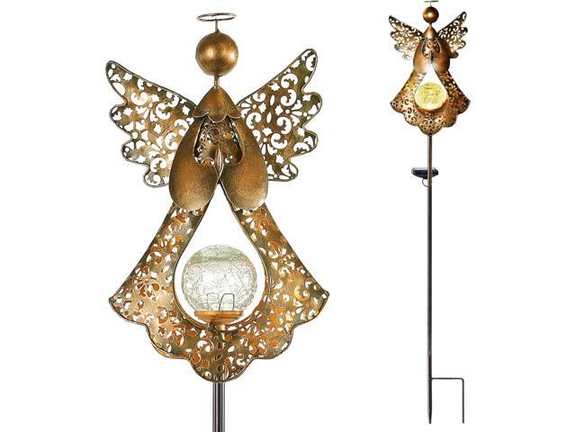 Click here for Starryfill Angel Stake Solar Lights with Crackle G... prices